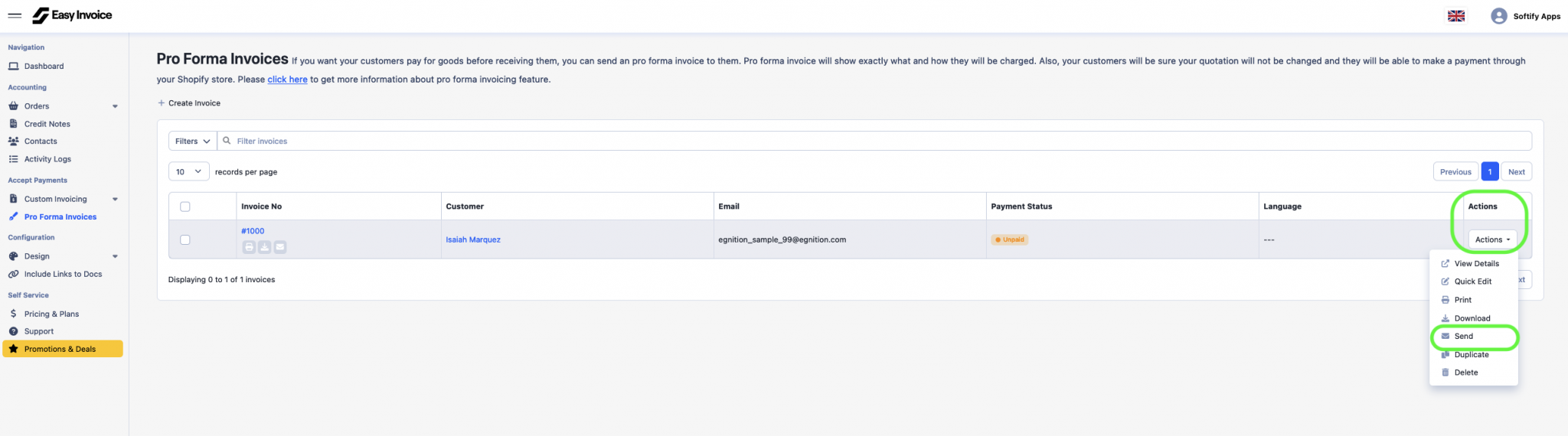 How to send invoices and receive payments from customers? – Softify Apps