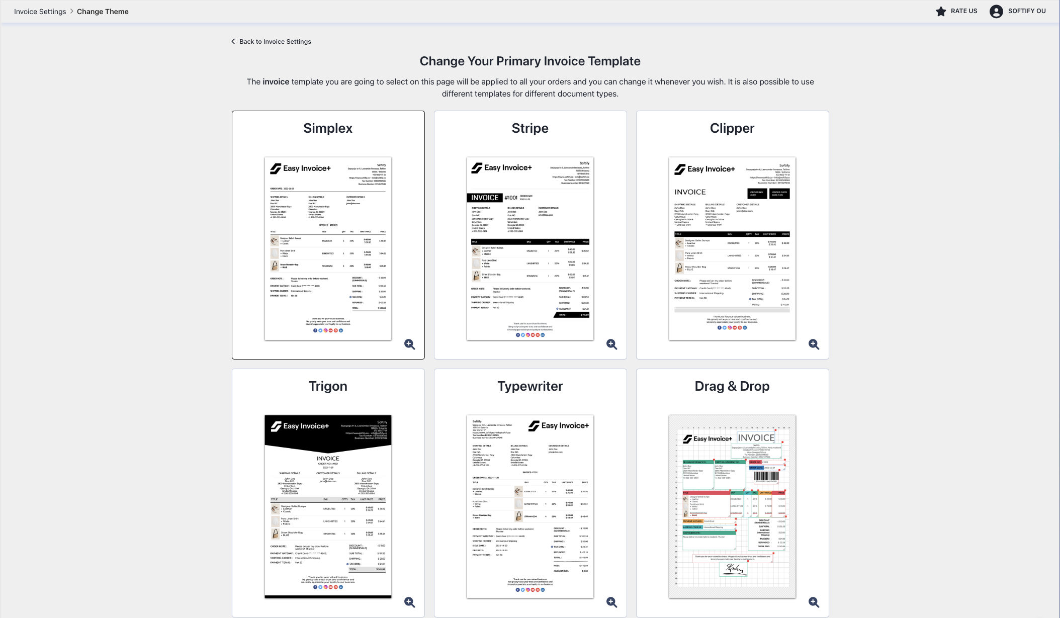 How to design my invoice template? – Softify Apps