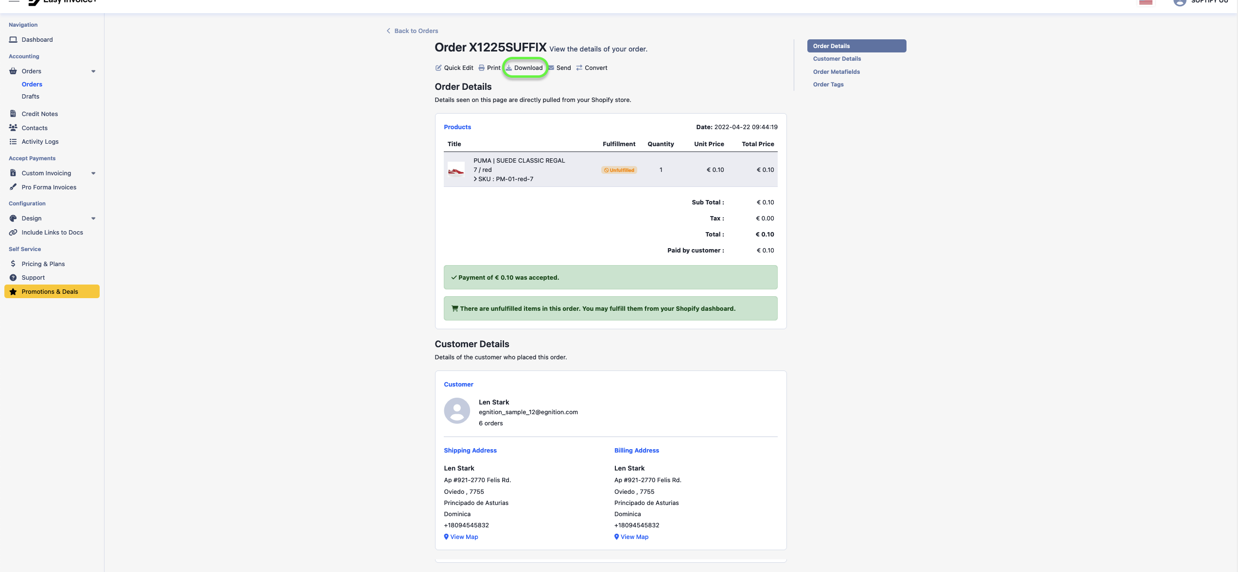 How to download invoices? – Softify Apps